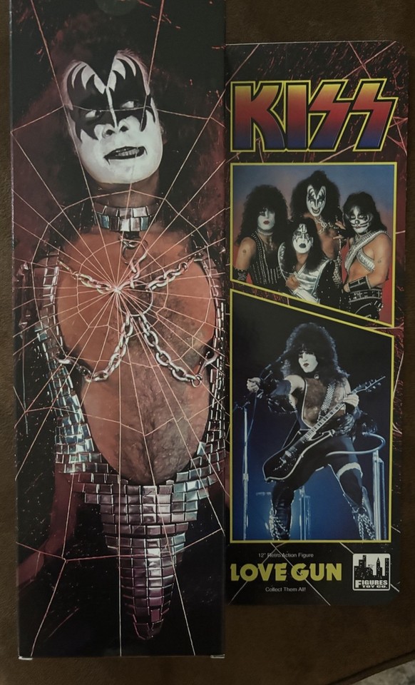 KISS Ace Frehley 12 Inch Action Figures Series 9 Love Gun Figures Toy ...