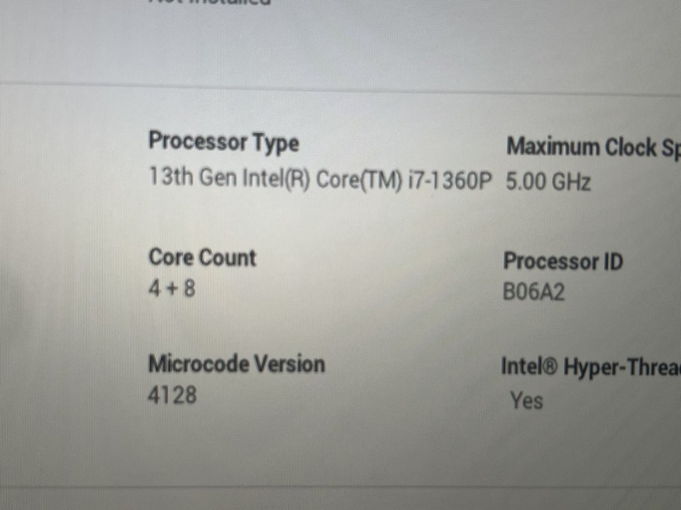 Dell XPS 13 9320 i7-13 Gen 5.00 GHZ 16GB Ram 512Gb NVME W11 Pro ...