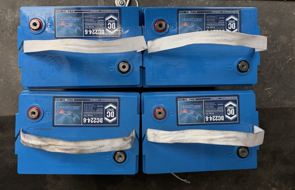 Fullriver GC2 6V 224Ah AGM Deep Cycle Battery DC224-6 Sealed ...