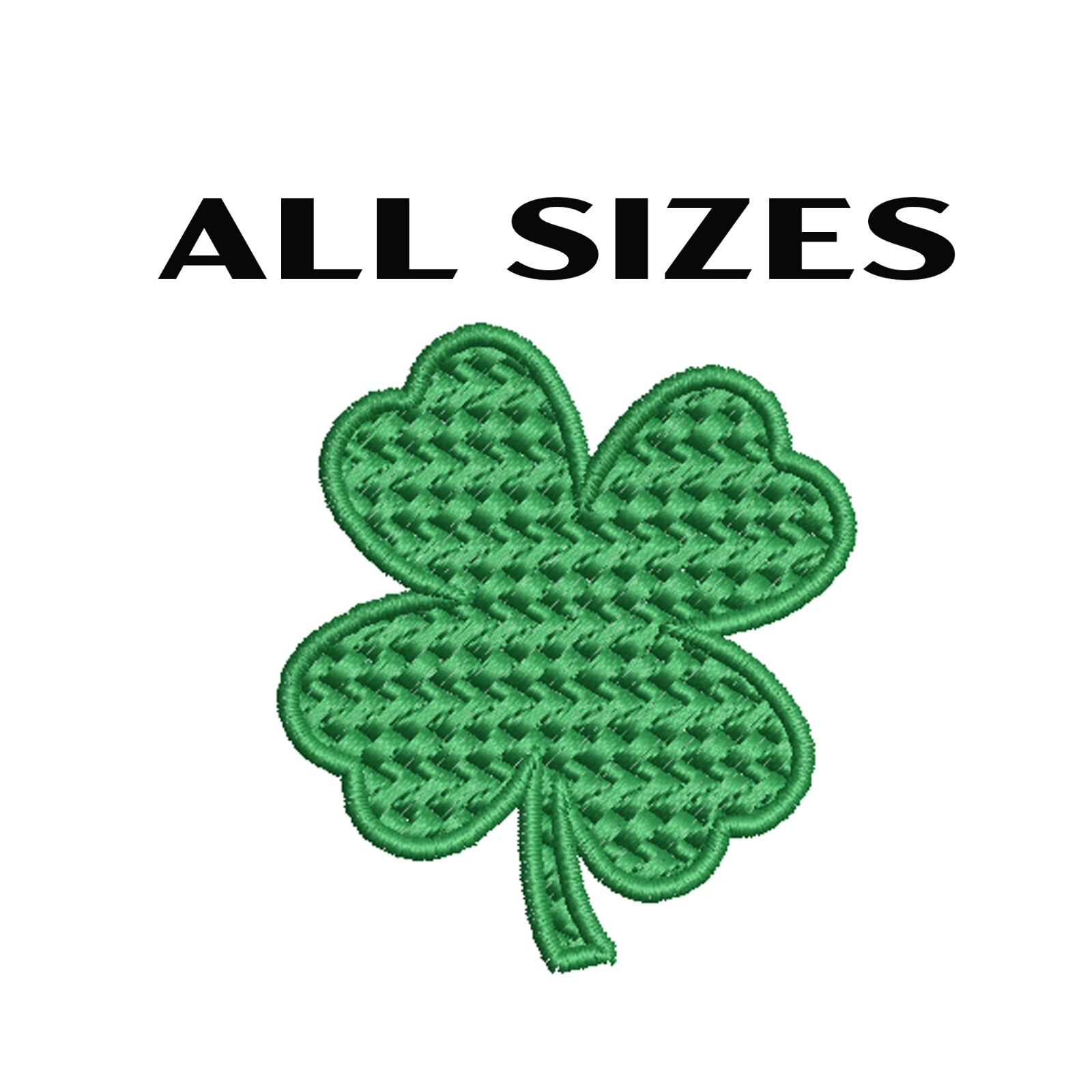 Four Leaf Clover Patch Embroidered Iron-On Applique Vest Jacket ...