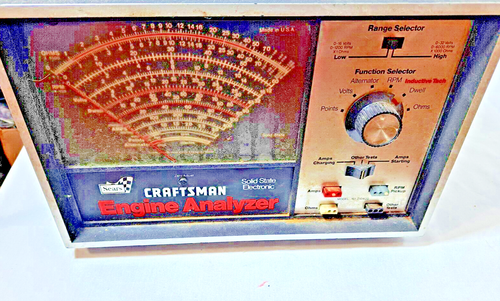 Vintage Sears Craftsman Solid State Electronic Engine Analyzer Model ...