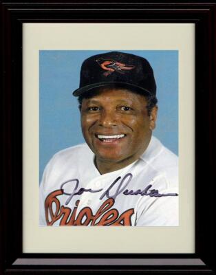 Gallery Framed Joe Durham - Close Up In Color Orioles Cap - Baltimore ...
