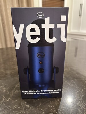 Blue Yeti Professional Multi-Pattern USB Condenser Microphone - Blue | eBay
