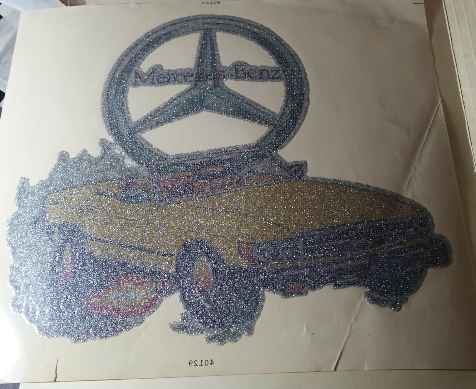 Vintage Full Color MERCEDES BENZ Iron on Transfer G… - Gem