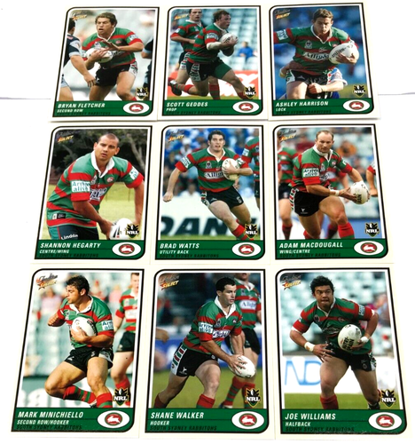 2005 Select NRL Tradition Series Trading Cards Base Team Set RABBITOHS ...