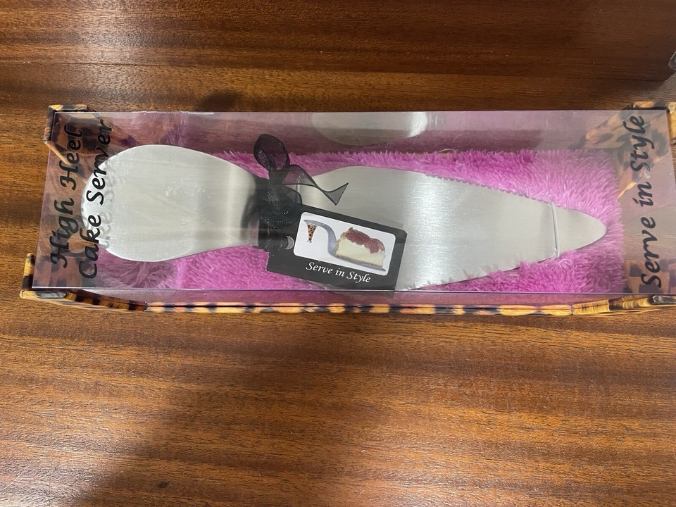High Heel Cake Server New in BOX / Bride Gift / Party Gift / Pie Slicer ...