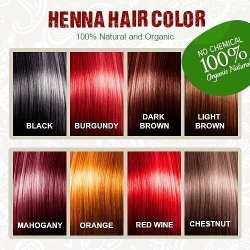 Organic Natural Henna Hair Color - Chemical-Free Dye for Vibrant ...