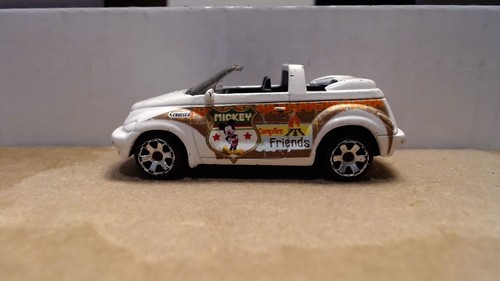 2002 Matchbox PT Cruiser Convertible "Campfire Friends" Thailand White ...