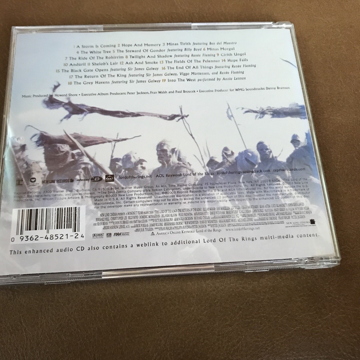 Lord Of The Rings Return Of The King Soundtrack