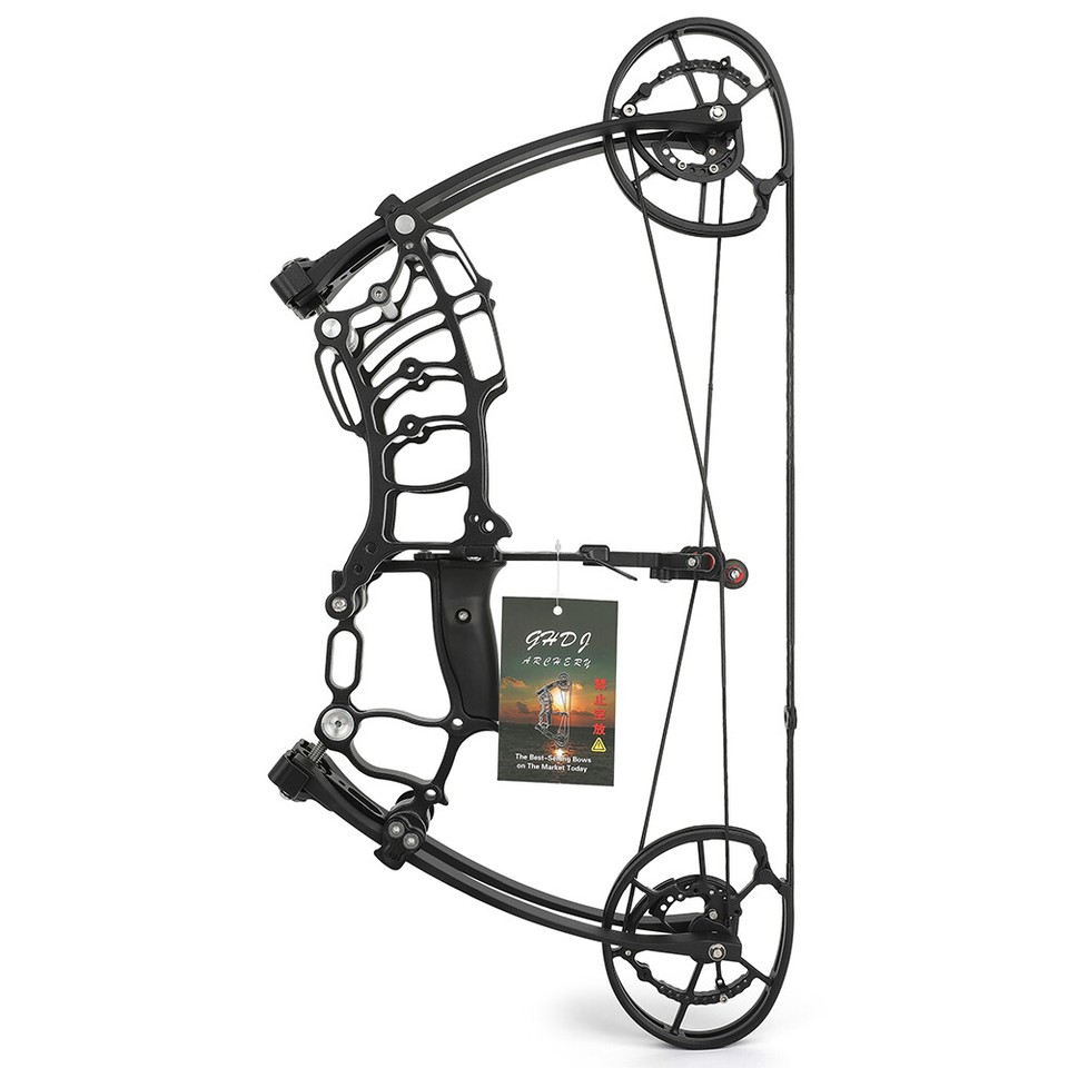 Short Axis Compound Bow 30-70lb Set Dual-Use Steel Ball Arrow Archery ...