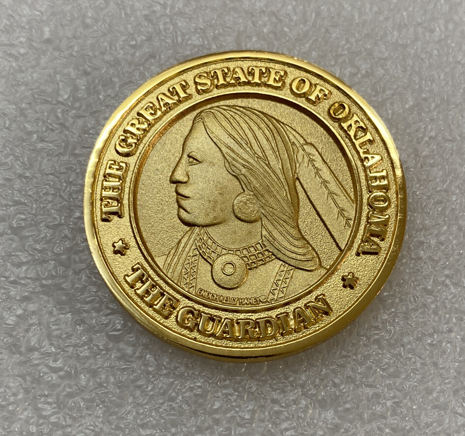 CHALLENGE COIN OKLAHOMA CENTENNIAL 1907-2007 THE GUARDIAN | eBay