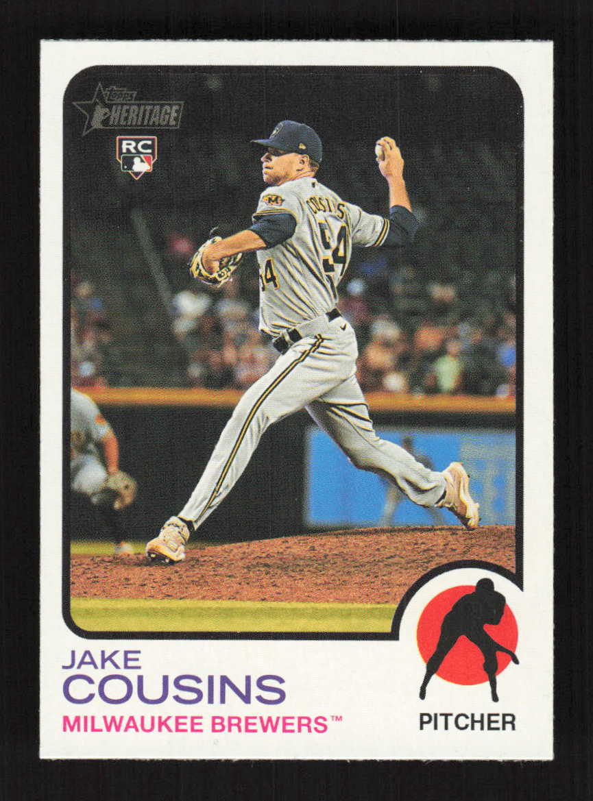 Jake Cousins RC 2022 Topps Heritage Milwaukee Brewers #116 | eBay