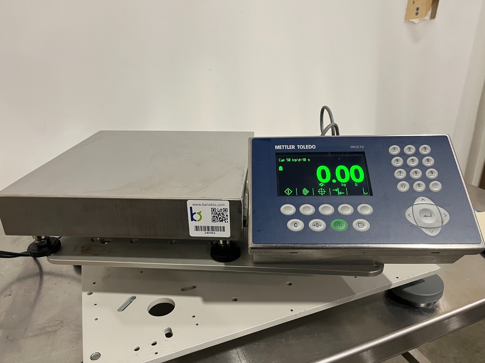 Mettler Toledo Industrial Weighing System IND570 w/PBA429-QB60 Platform ...