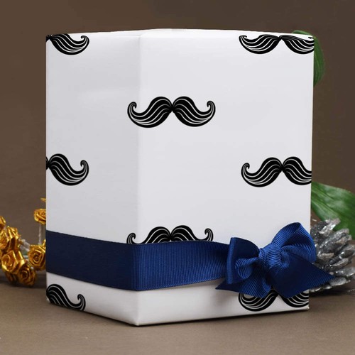 'Fancy Mustache' Gift Wrap / Wrapping Paper / Gift Tags (GI016289) | eBay