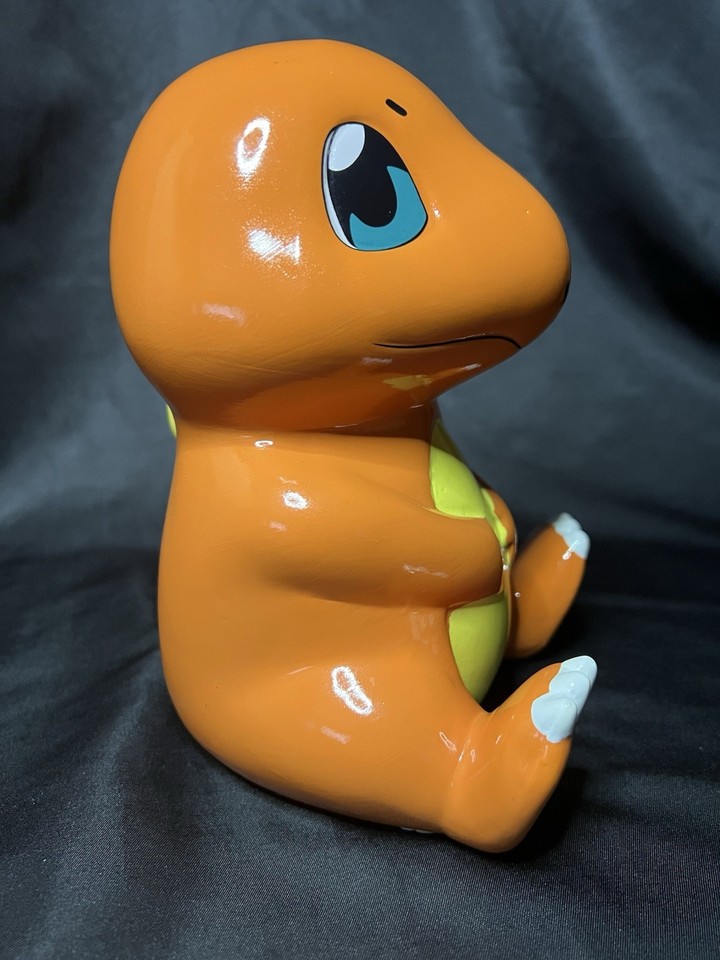 2016 Pokemon Charmander Figural Ceramic Piggy Bank & 2006 Charmander ...