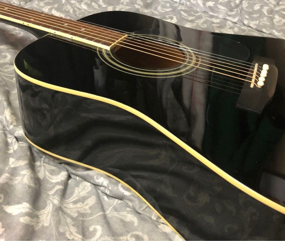 Sigma DM-1 BK Black Dreadnought Acoustic Guitar by Martin Japan Rare | eBay