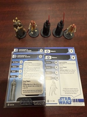 Star Wars Miniatures - Chewbacca & C-3P0 (mini) and Imperial Force ...