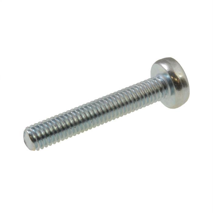 Pack Size 50 Zinc Plated Pan Head M4 (4mm) x 50mm Phillip Metric ...