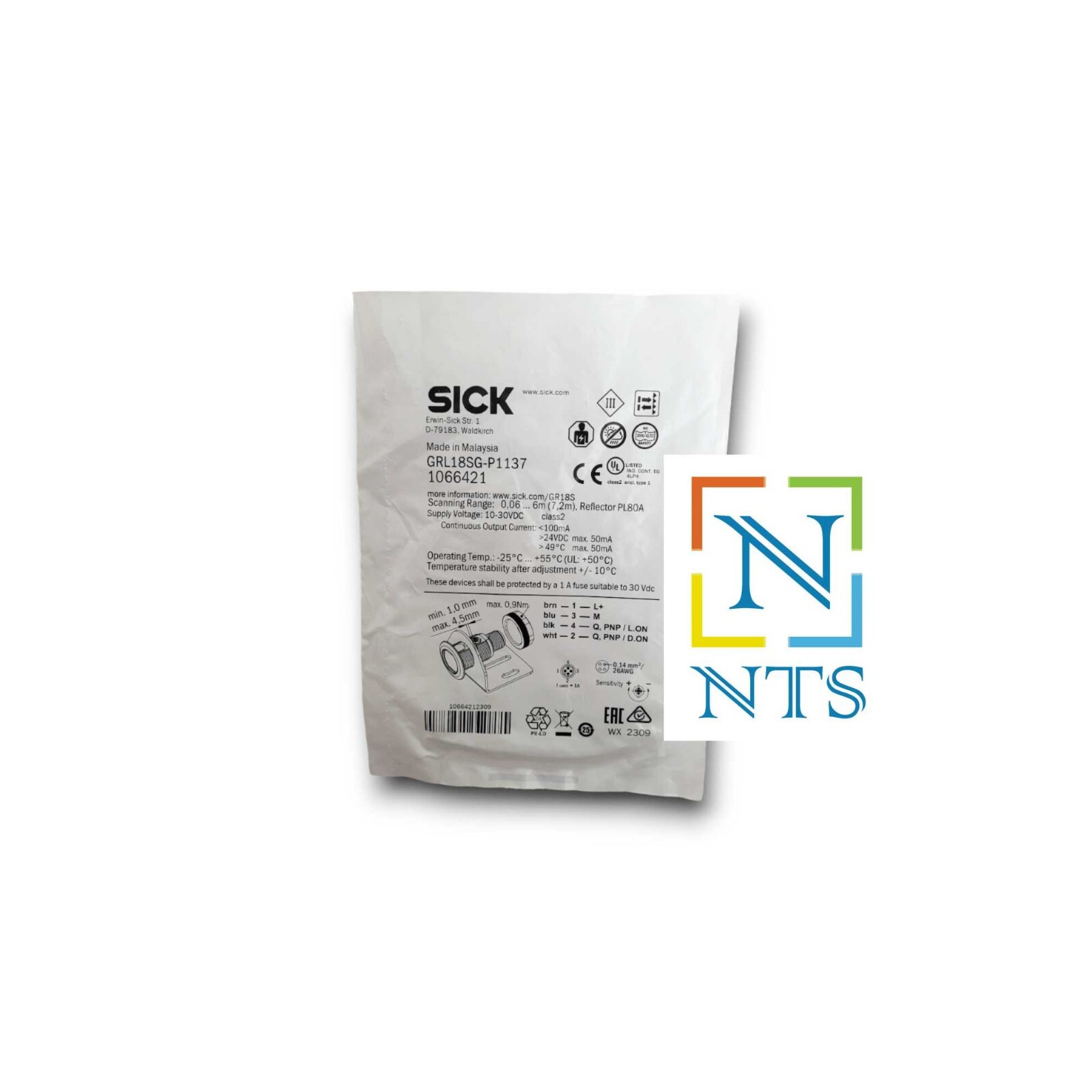 SICK GRL18SG-P1137 OPTICAL SENSOR ID241345 for sale online | eBay