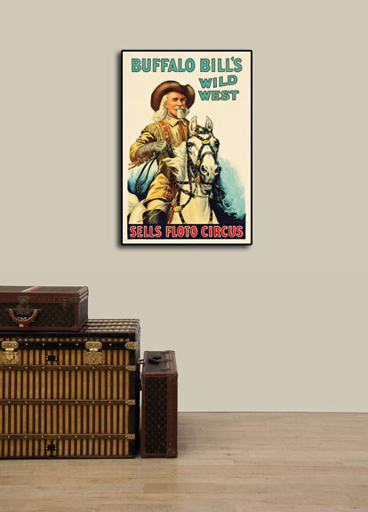 1915 Sells Floto Circus Buffalo Bill's Wild West Show Circus Poster ...