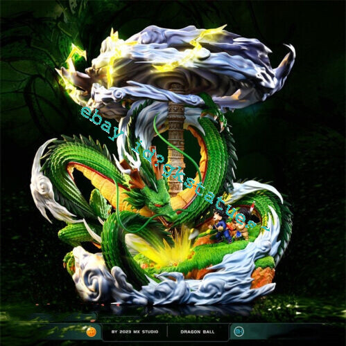 MX Studio Dragon Ball Shenron Statue Childhood Goku Resin Model Pre ...