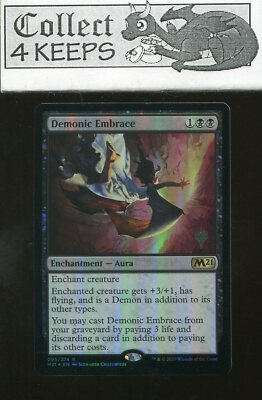 Demonic Embrace Promo Pack Foil (Core 2021 Near Mint) MTG | eBay