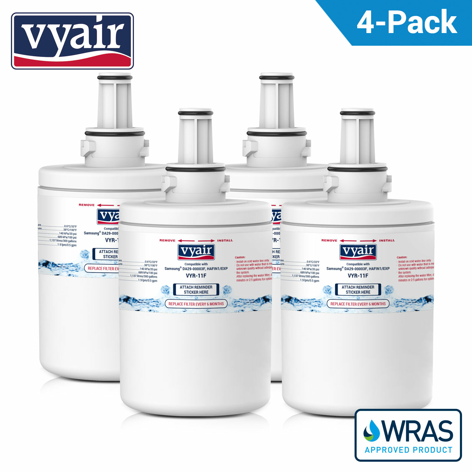 Vyair+VYR-11G+Fridge+Filter+for+Samsung+DA29-00003G for sale online | eBay