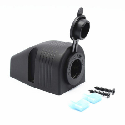 12V Power Socket Car Boat Cigarette Lighter Surface Plug Outlet Mount ...