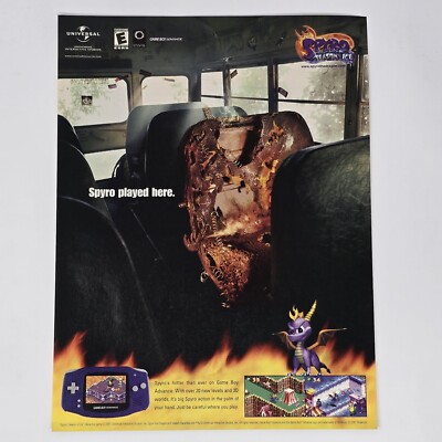 Spyro Season of Ice GB Advance Played Here Print Ad/Poster Official ...