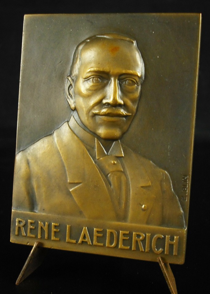 Medal Georges René Laederich President French Cotton Industry Textile ...