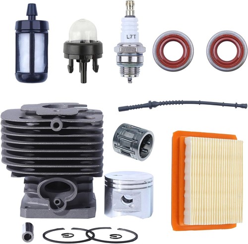 42mm Cylinder Piston Air Fuel Filter Kit For Stihl FS120 FS450 For 4128 ...