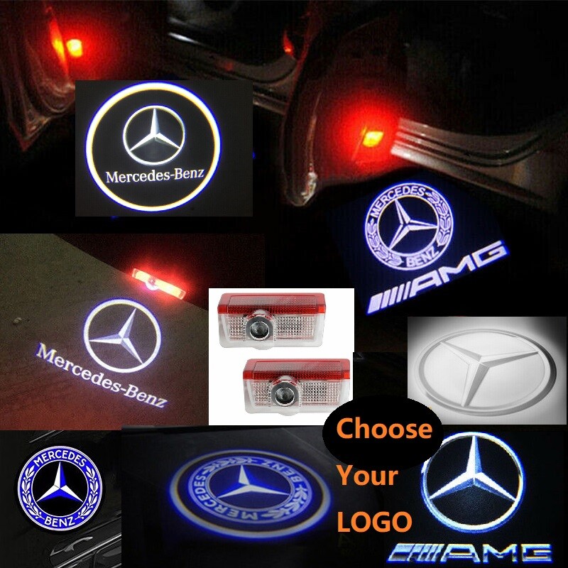 Mercedes-Benz LED Door Lights Courtesy Logo Ghost Shadow Laser ...