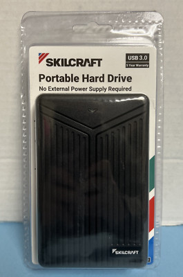 SKILCRAFT External Hard Drive: 2 TB Capacity, USB 3.0, 5 GBps Speed | eBay