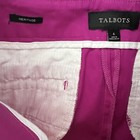 Talbots Women’s Deep Pink Heritage Cropped Pants Size 6 | eBay