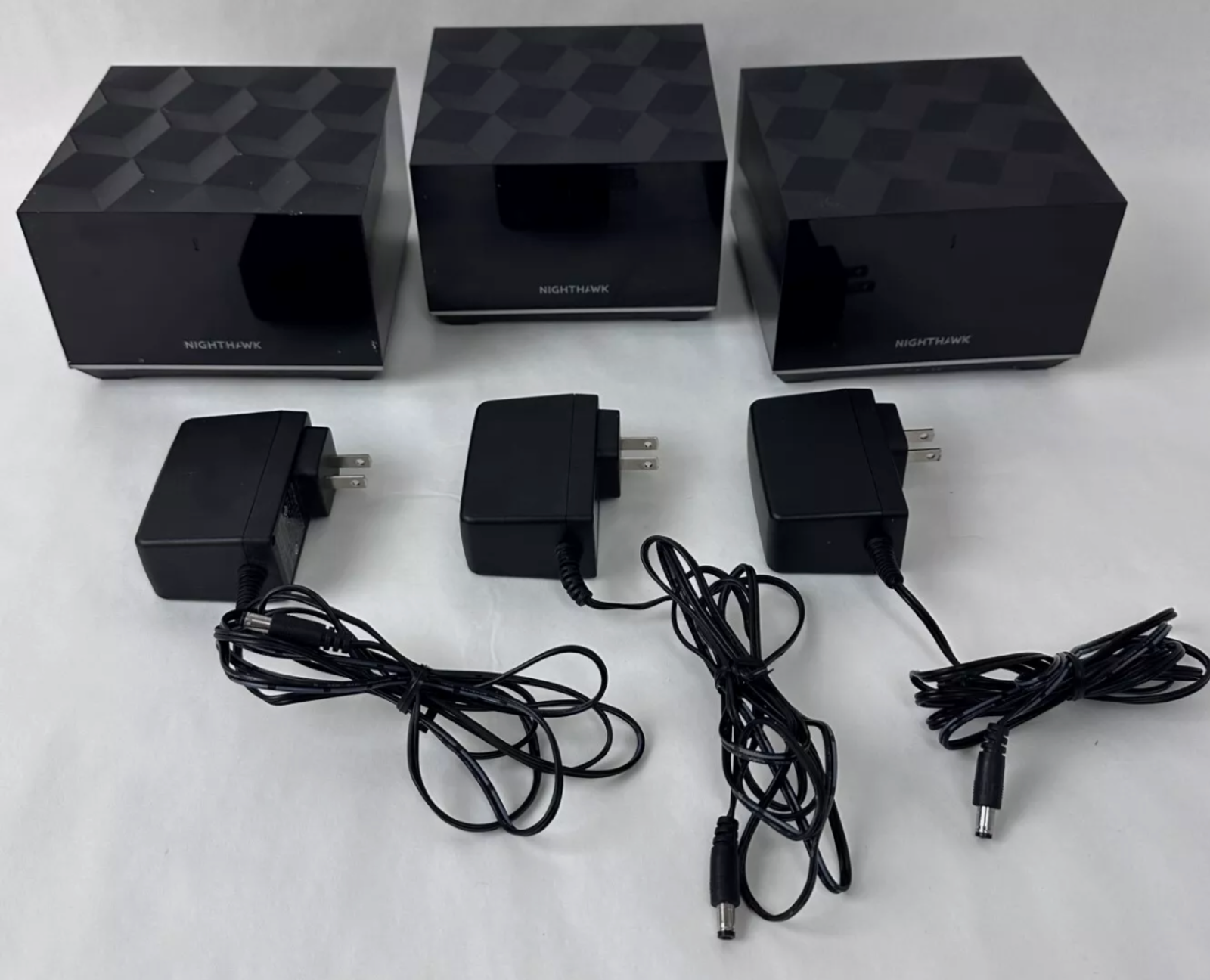 Netgear Nighthawk MR80 MS80 Black Mesh WiFi 6 Router Satellite System 3 ...