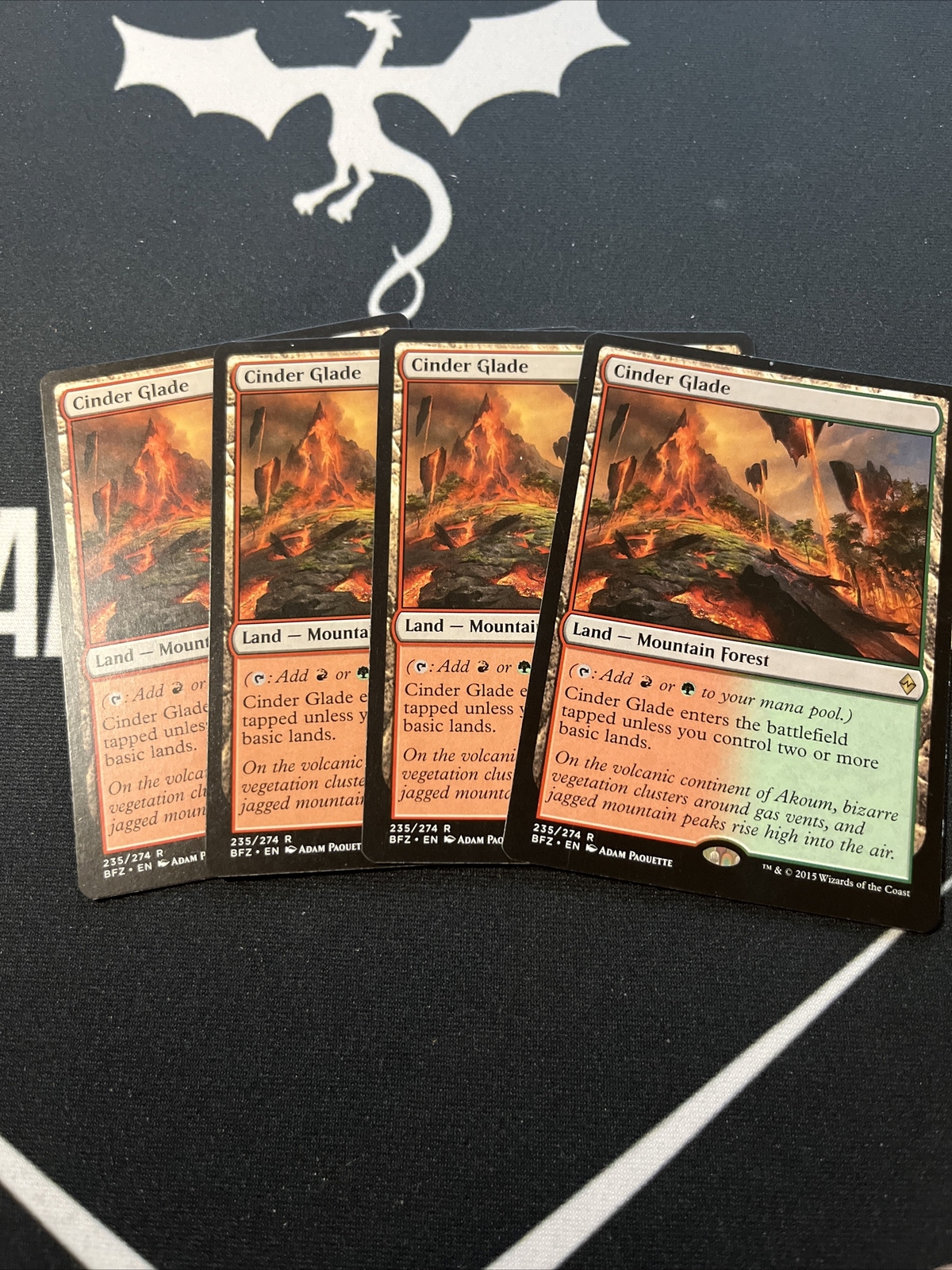 Cinder Glade x4 Magic cards MTG | eBay
