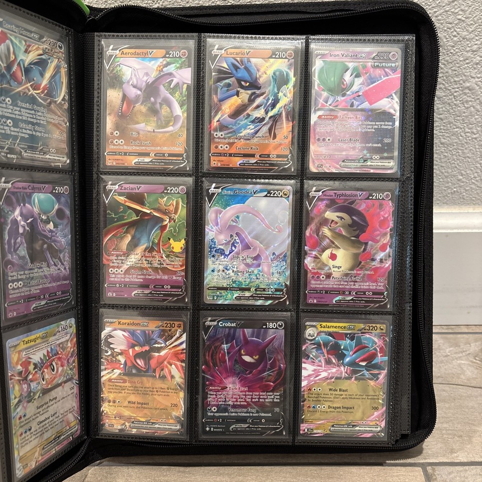 Pokemon Card Binder Collection Lot Charizard ex, Mewtwo ex, V And Ex ...