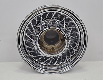 14" Roadster Wire Wheel 14x6 Rim With 5x5.5 Bolt Pattern GM Chrysler ...