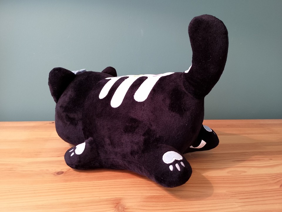 Aphmau Sugar Skull Cat Plush Halloween Meemeow Skeleton Catface 11 ...