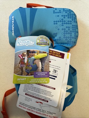 Stearns Infant Puddle Jumper Hydroprene Life Jacket, USCG Approved Type ...