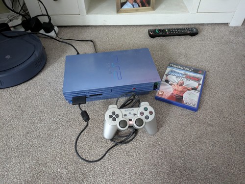 Sony PlayStation 2 PS2 Console - Aqua Blue - Full Setup | eBay UK