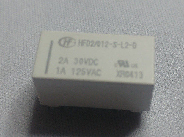 5 Stück Printrelais Bistabil 12 V/DC 3 A 2 Wechsler Hongfa HFD2/012-S ...