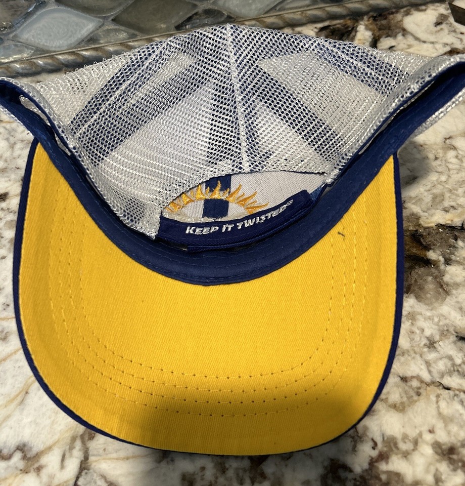 NEW TWISTED TEA ROYAL BLUE TRUCKER CAP HAT 5 PANEL HIGH CROWN TRUCKER ...