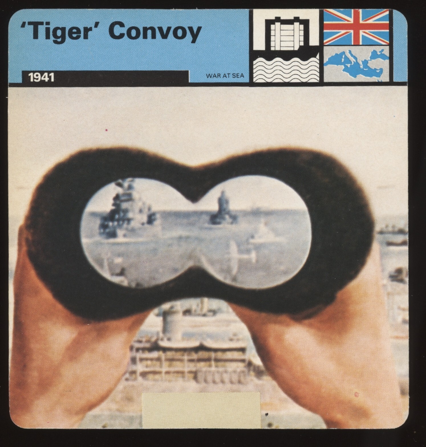 Tiger Convoy Edito Service Card Second World War II At Sea | eBay