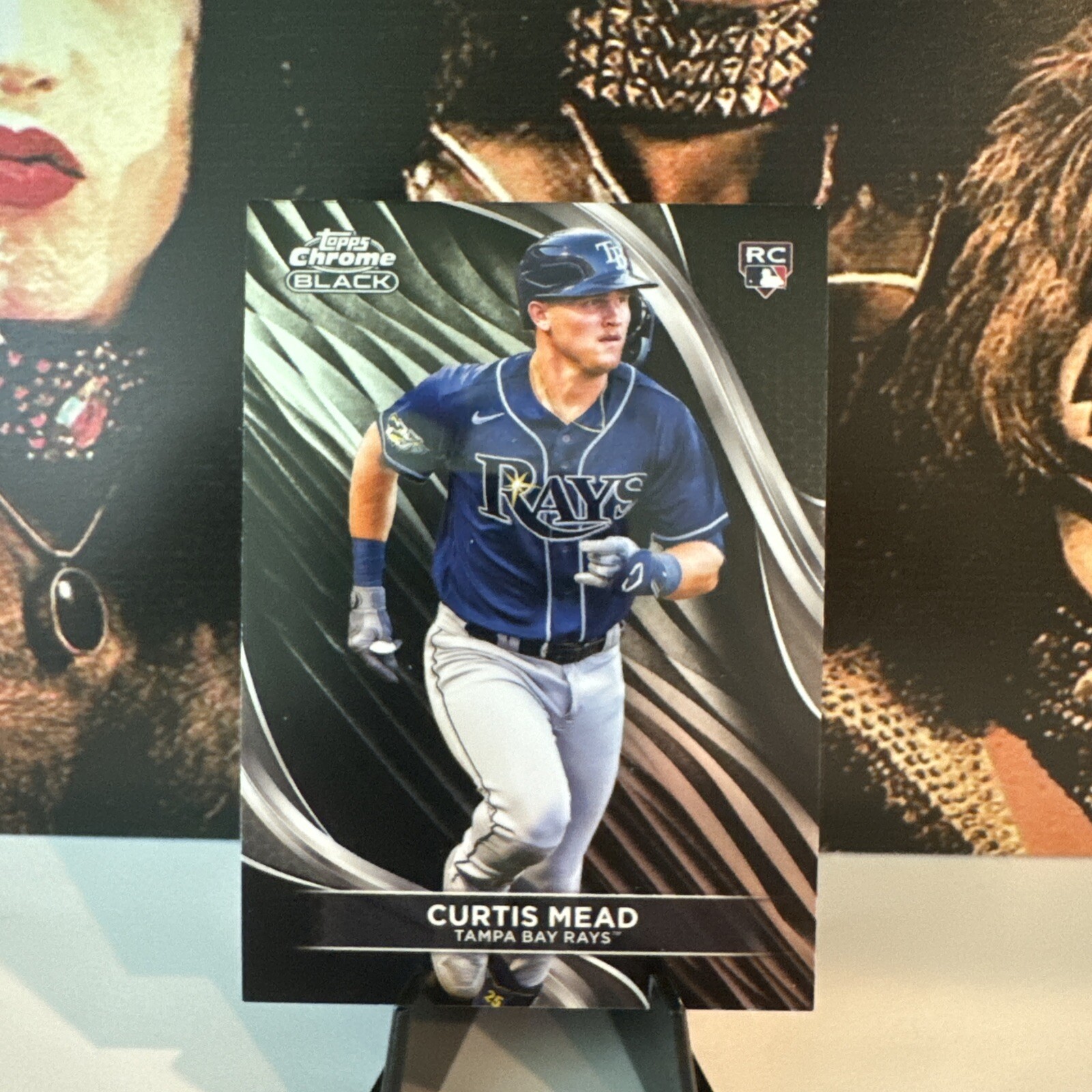 2024 Topps CHROME BLACK CURTIS MEAD TAMPA BAY RAYS RC #27 | eBay