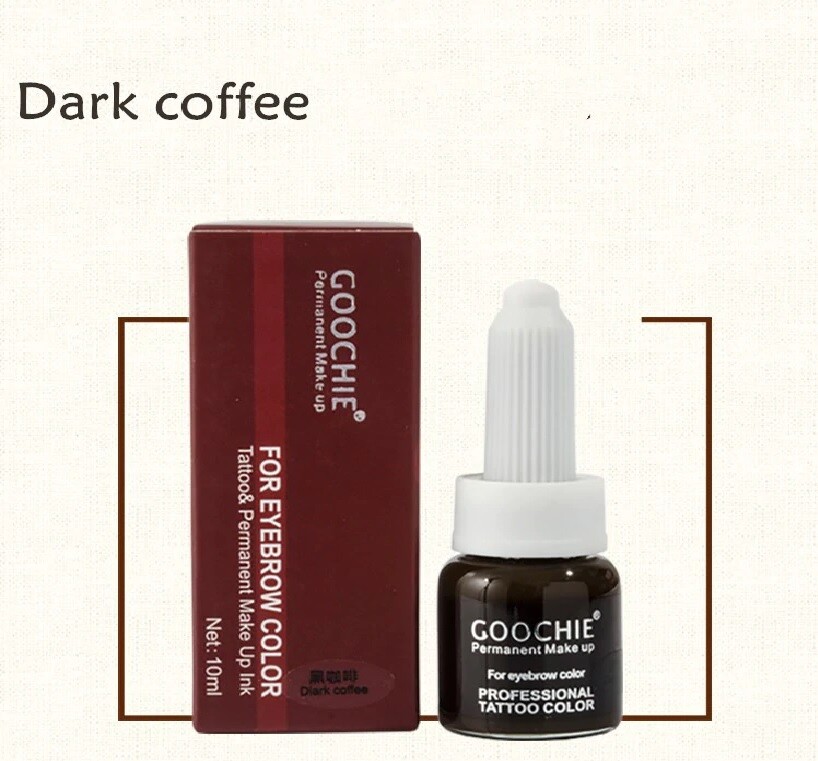Goochie Permanent Makeup Cream Eyebrow Pigment, Professional Tattoo ...
