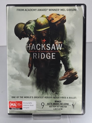 Hacksaw Ridge DVD, 2016 Andrew Garfield, Richard Pyros, Jacob Warner ...