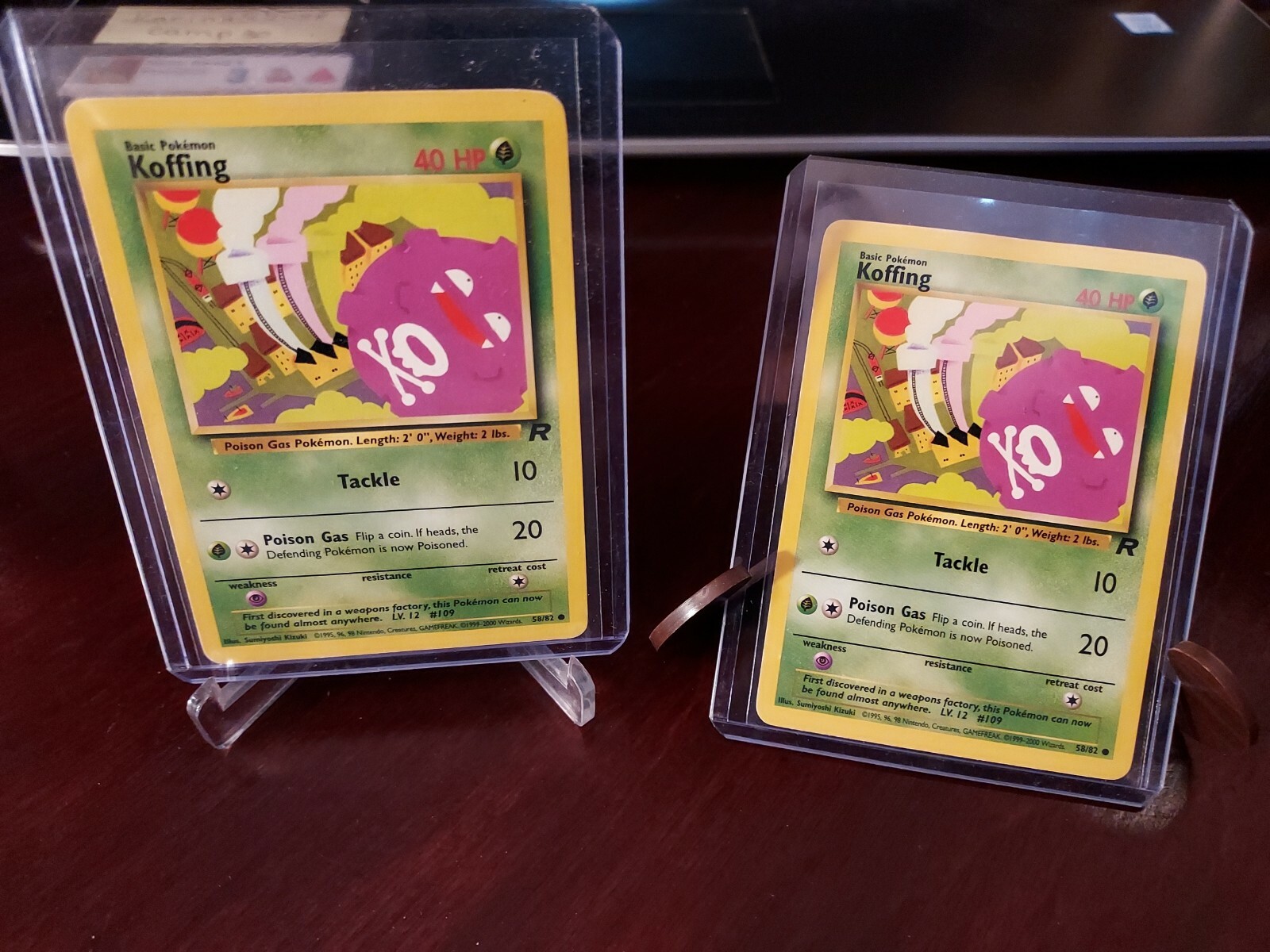 Koffing 1st Edition Pokemon Card Team Rocket 58/82 Near Mint NM | eBay