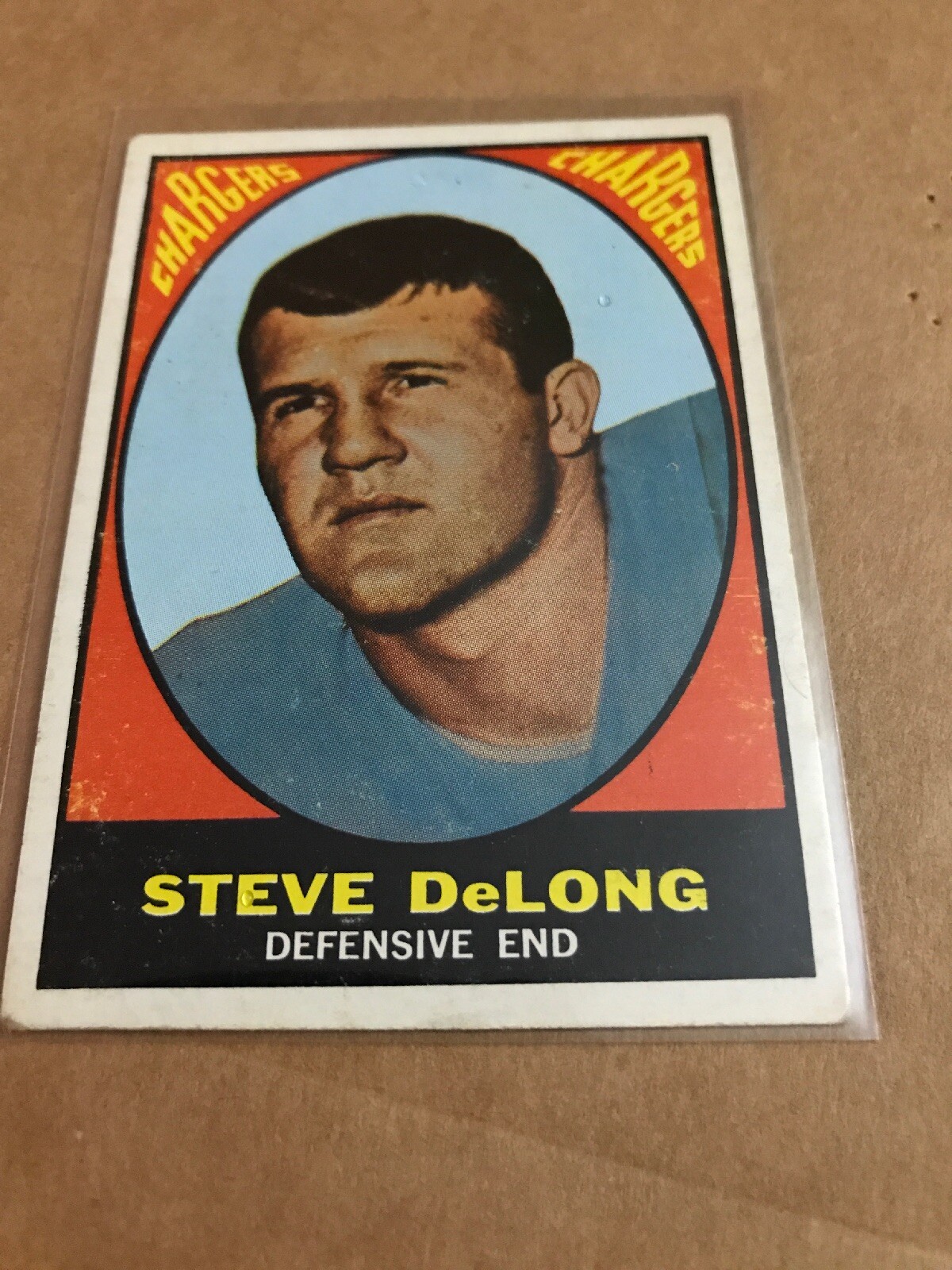 1967 Topps Football Steve DeLong #128 - CHARGERS | eBay