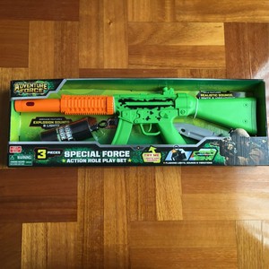 Adventure Force Action Role Rifle Machine Gun Kids Toy Lights Sounds ...